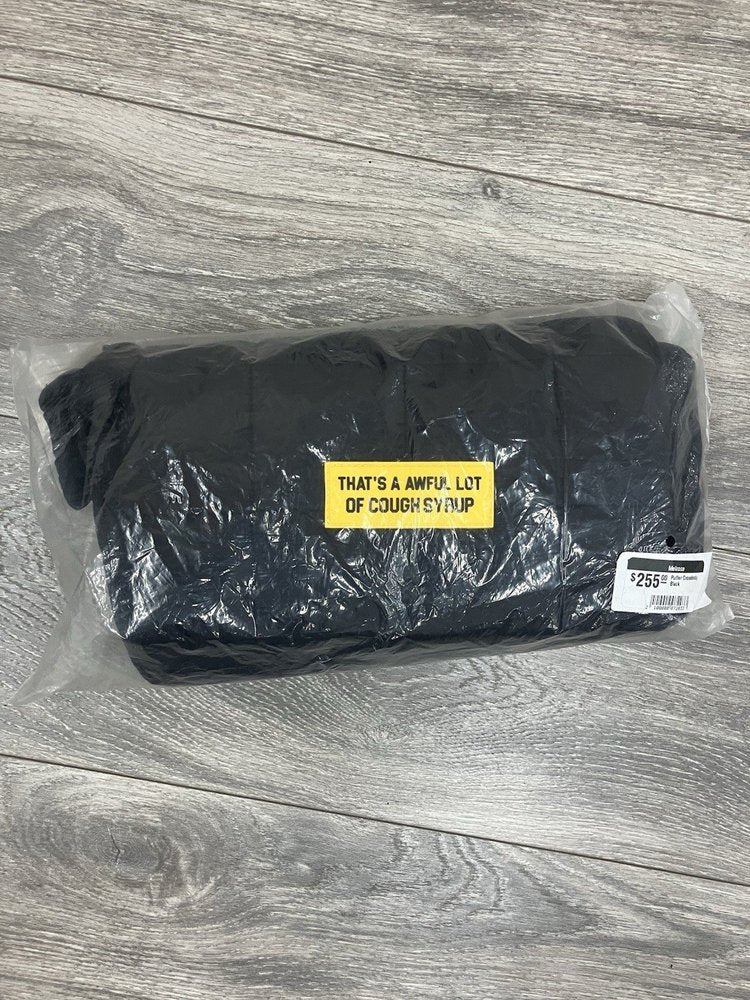 Thats A Awful Lot Of Cough Syrup | Puffer Bag – UNDS
